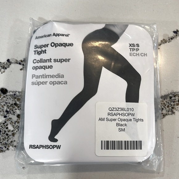 American Apparel | Accessories | American Apparel Super Opaque Tights ...